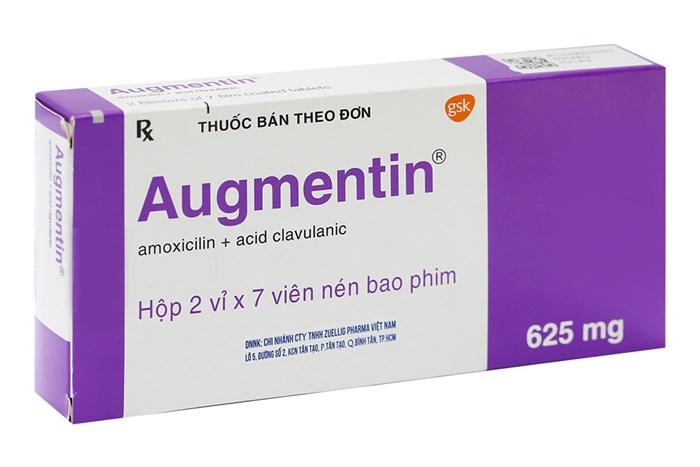 Augmentin 625mg Gsk (h/14v)